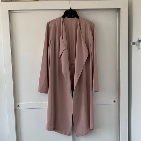 Nine West | Jackets & Coats | Blush Pink Duster Coat | Poshmark